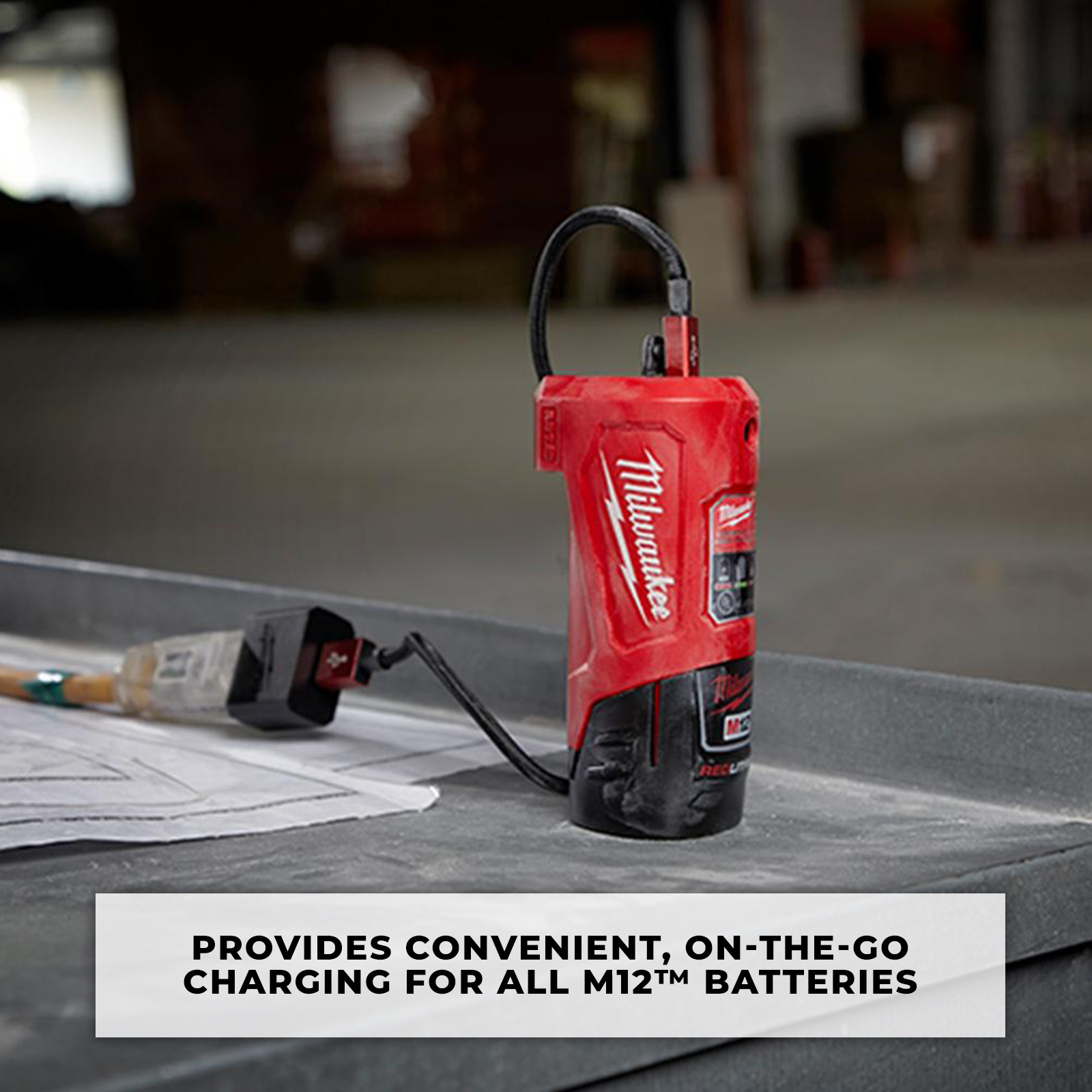 Milwaukee M12TC-0 12V Compact M12 Battery Charger and Power Source w ...